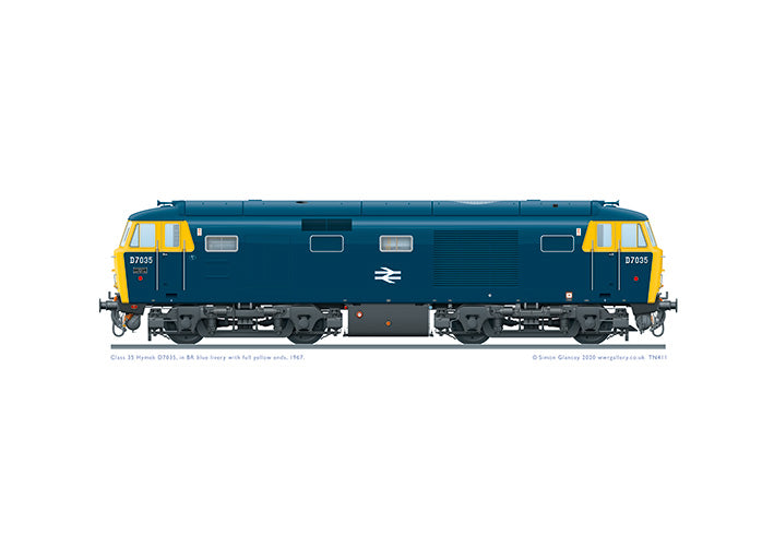Class 35 Hymek D7035 in BR blue, 1967 – WWR Gallery