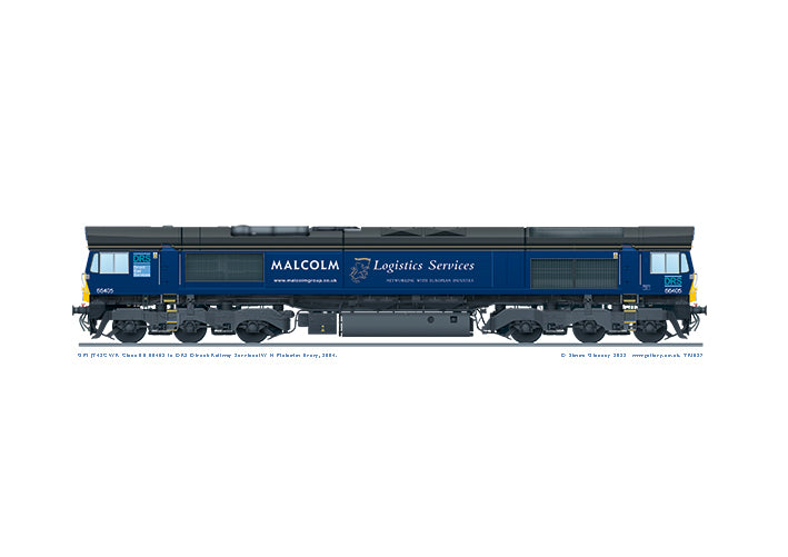 Class 66 66405 Malcolm Group – WWR Gallery