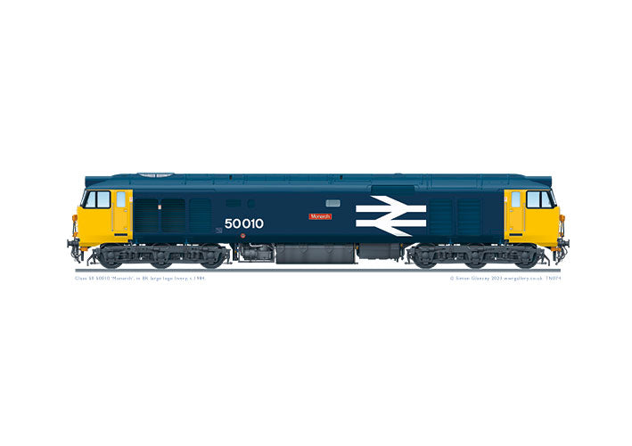 Class 50 50010 'Monarch' – WWR Gallery