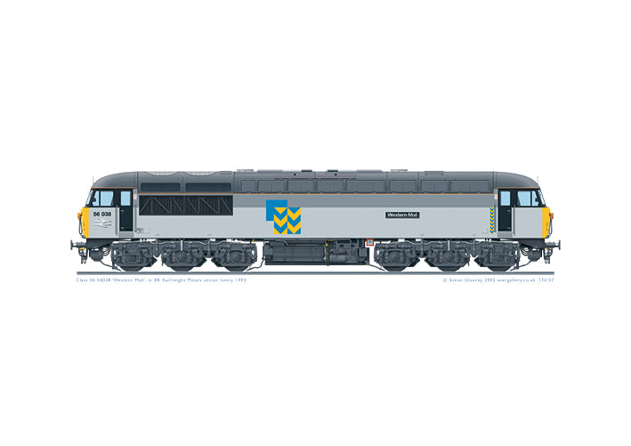 Class 56 56038 'Western Mail' Railfreight Metals livery – WWR Gallery