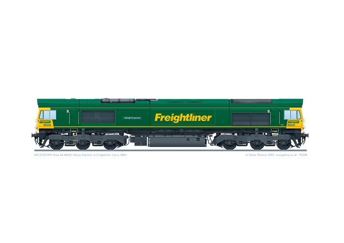 Class 66 66533 'Hanjin Express' – WWR Gallery