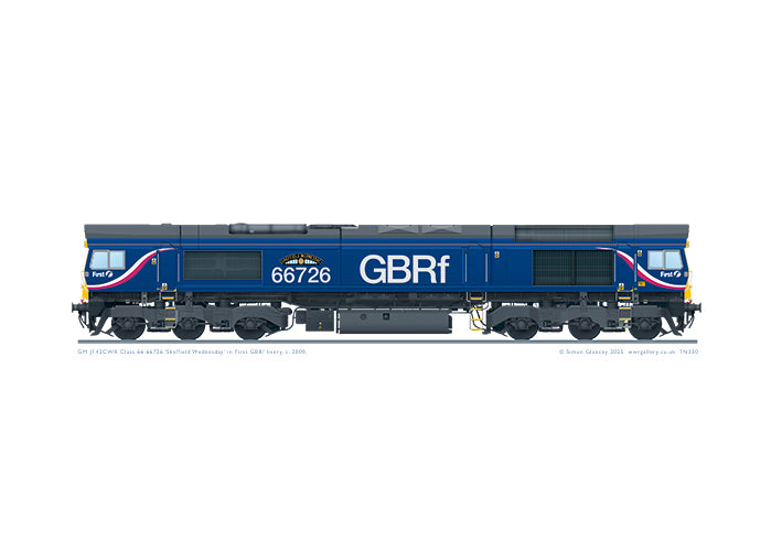 Class 66 66726 'Sheffield Wednesday' – WWR Gallery