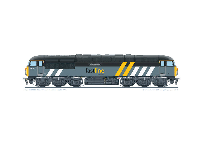 Class 56 56302 'Wilson Walshe' – WWR Gallery