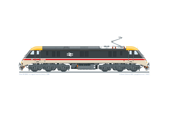 Class 89 89001 - Intercity livery – WWR Gallery