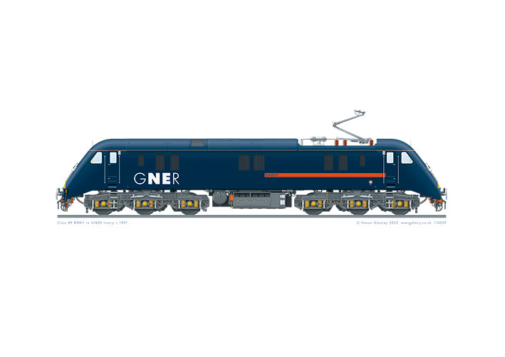 Class 89 89001 - GNER livery – WWR Gallery