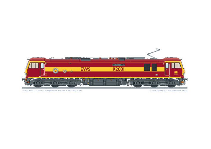 Class 92 92031 EWS livery – WWR Gallery