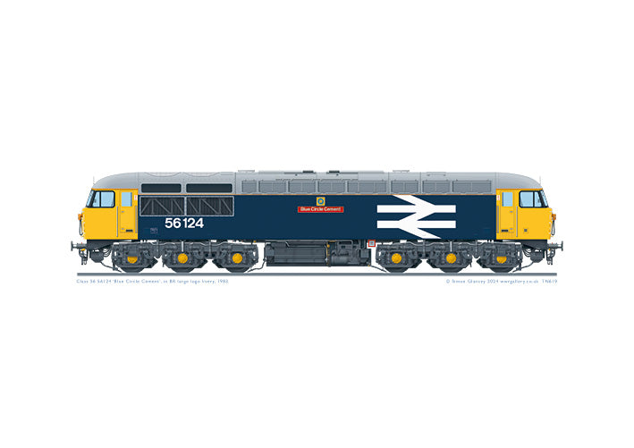 Class 56 56124 'Blue Circle Cement' – WWR Gallery