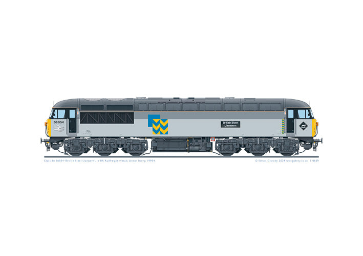 Class 56 56054 'British Steel Llanwern' – WWR Gallery