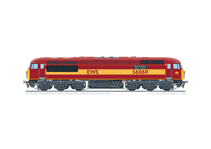 Class 56 56069 EWS 'Wolverhampton Steel Terminal' – WWR Gallery