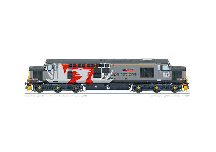 Class 37 37601 'Perseus' – WWR Gallery