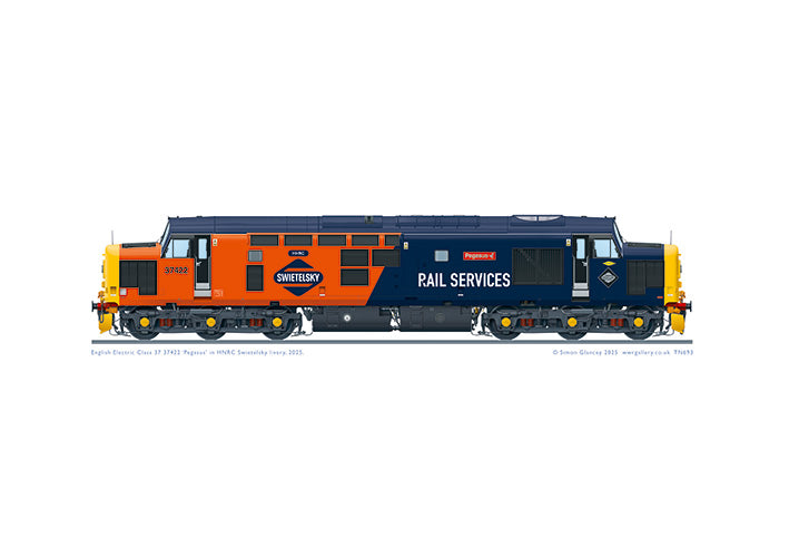Class 37 37422 'Pegasus' – WWR Gallery