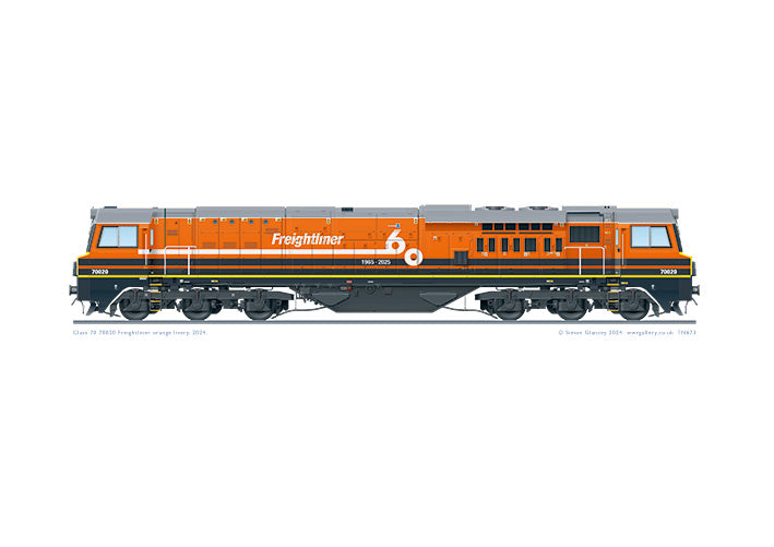 Class 70 70020 Freightliner 60th Anniversary livery 2025 – WWR Gallery