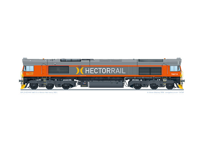 Class 66 T66713 Hector Rail – WWR Gallery