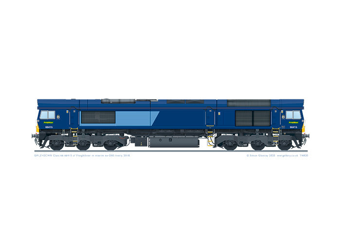 Class 66 66415 Freightliner (DRS livery) – WWR Gallery