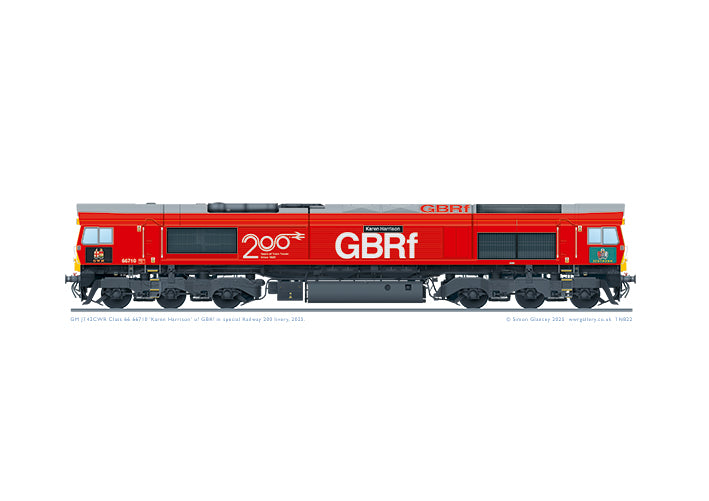 Class 66 66710 'Karen Harrison' GBRf Railway 200 – WWR Gallery