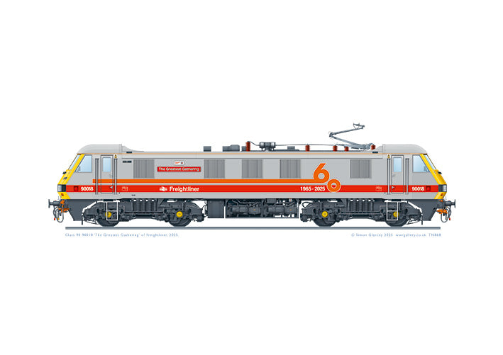 Class 90 90021 Freightliner 1965-2025 'The Greatest Gathering' – WWR ...