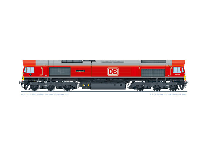 Class 66 66091 DB Cargo 'accurascale' – WWR Gallery
