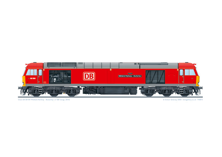 Class 60 60100 DB Cargo 'Midland Railway - Butterley' – WWR Gallery