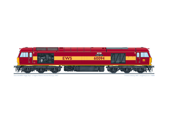 Class 60 60094 EWS 'Rugby Flyer' – WWR Gallery