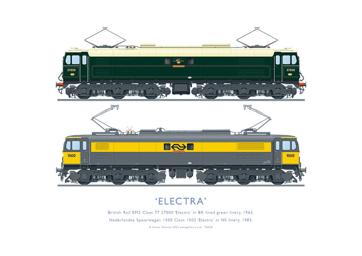 Class 77 EM2 27000 and NS 1501 'Electra' – WWR Gallery