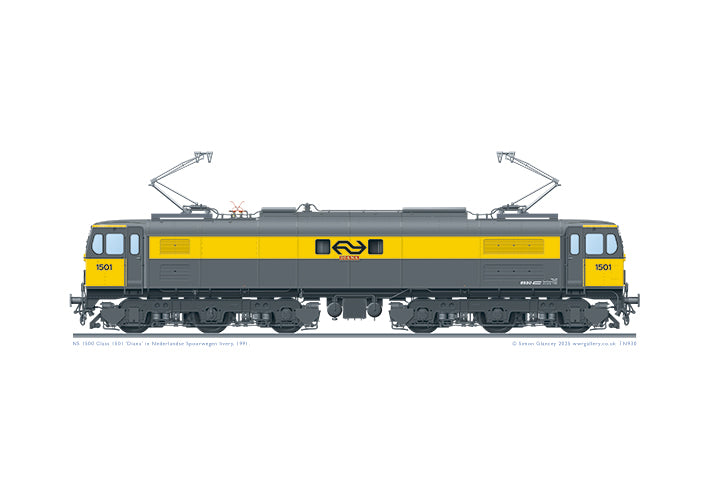 Nederlandse Spoorwegen 1500 Class 1501 'Diana' – WWR Gallery