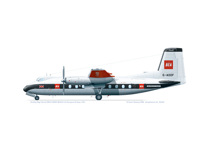 Handley-Page Herald BEA – WWR Gallery