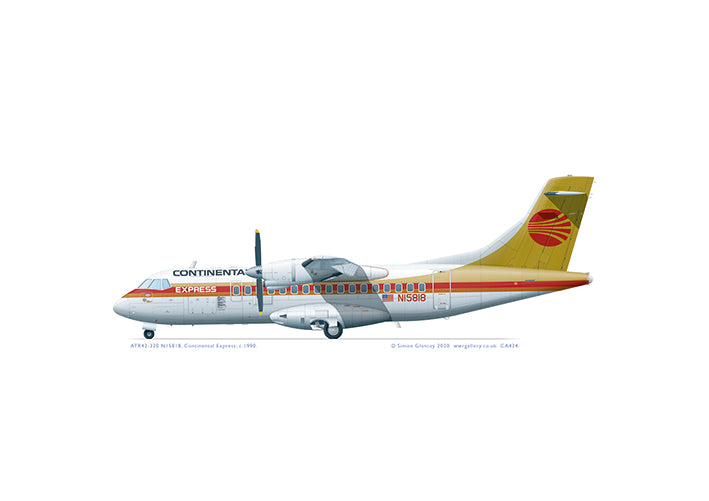 ATR42-320 Continental Express – WWR Gallery