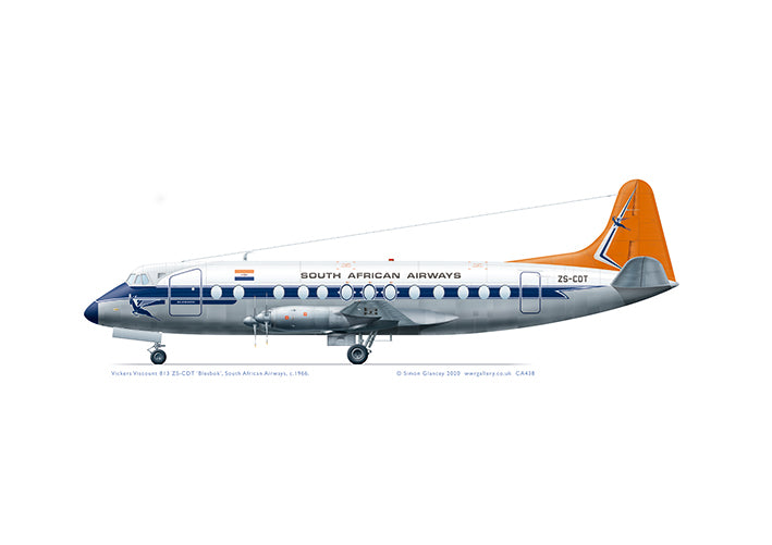 Vickers Viscount 813 South African Airways – WWR Gallery