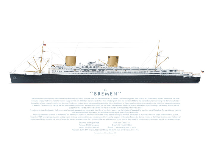 S.S. Bremen – WWR Gallery