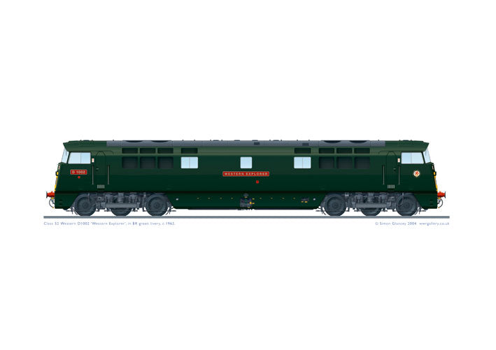 Class 52 D1002 ‘Western Explorer’ – WWR Gallery