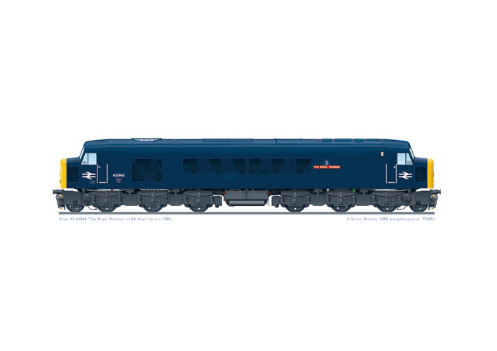 Class 45 45048 'The Royal Marines' – WWR Gallery