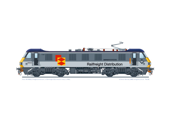 Class 90 90022 'Freightconnection' – WWR Gallery