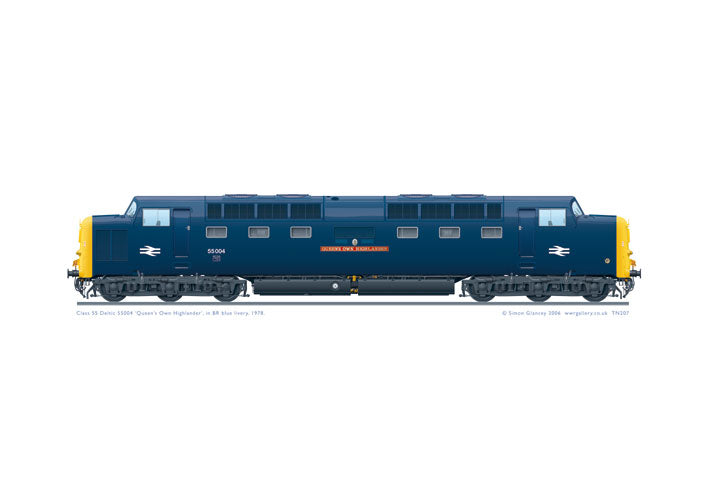 Class 55 Deltic 55004 ‘Queen's Own Highlander’ – WWR Gallery