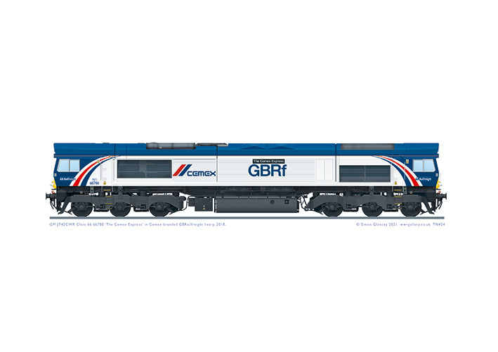 Class 66780 'The Cemex Express' – WWR Gallery